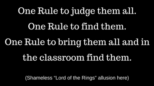 Tech Tools for Teaching - One Rule - Teach Better