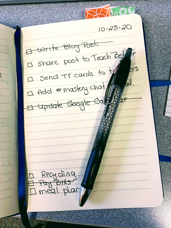 Strategies for Managing Your To-Do Lists - Teach Better