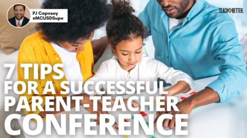 7 Tips for a Successful Parent-Teacher Conference - Teach Better