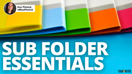Sub Folder Essentials - Teach Better