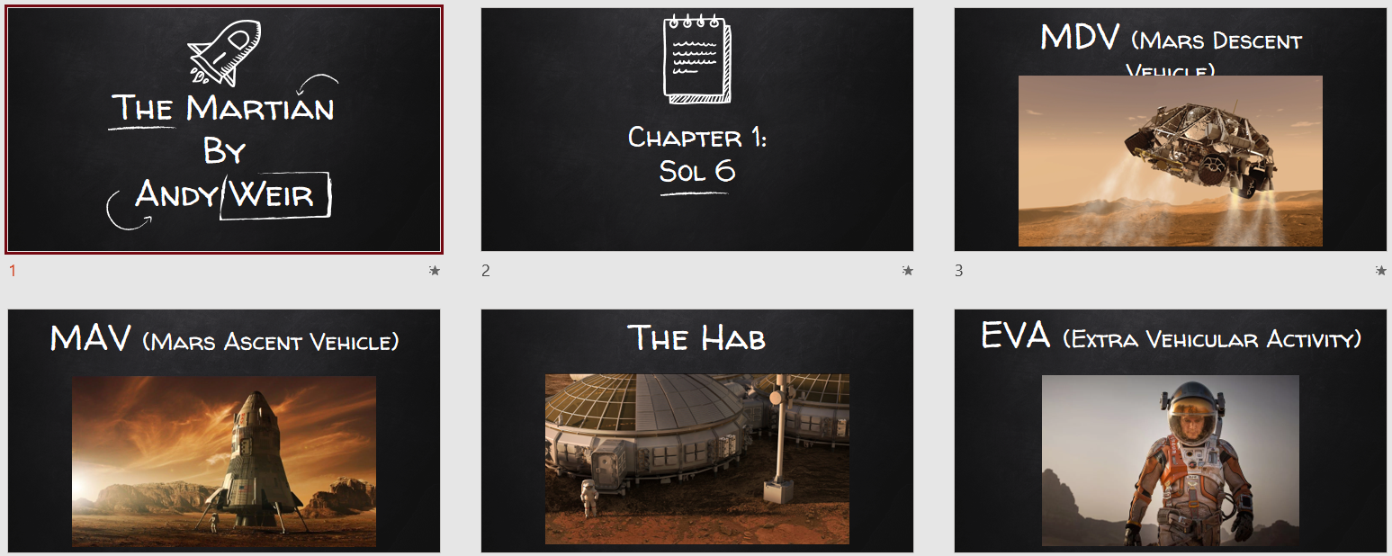 The Martian Slides - Teach Better