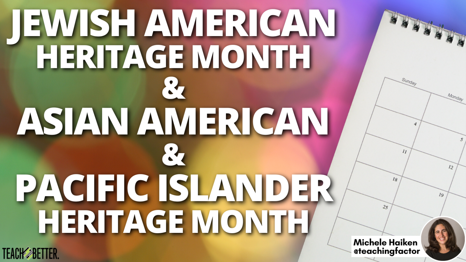 Jewish American Heritage Month and Asian American and Pacific Islander ...